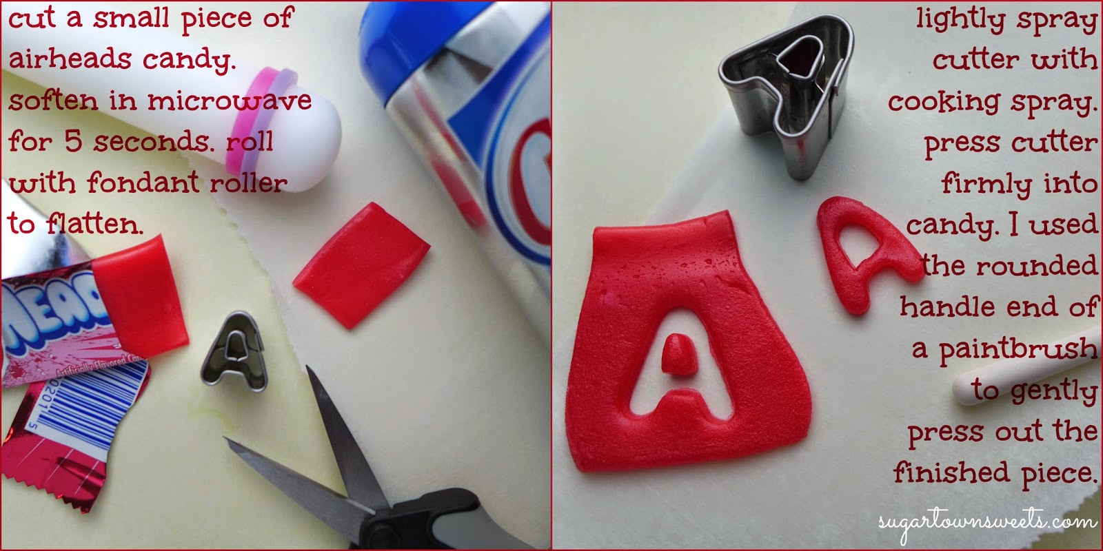 Sugartown Sweets: Airheads Back To School Cupcakes