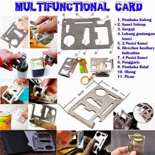 Multifunctional Card - Souvenir & Barang Unik|Murah-Lengkap