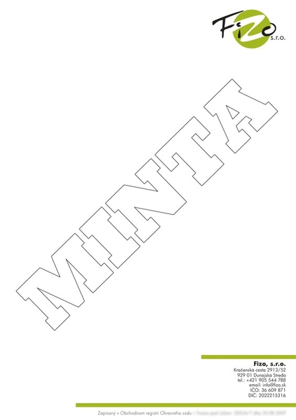 Robi blogja: Logó és fejléces papír - Fizo s.r.o.