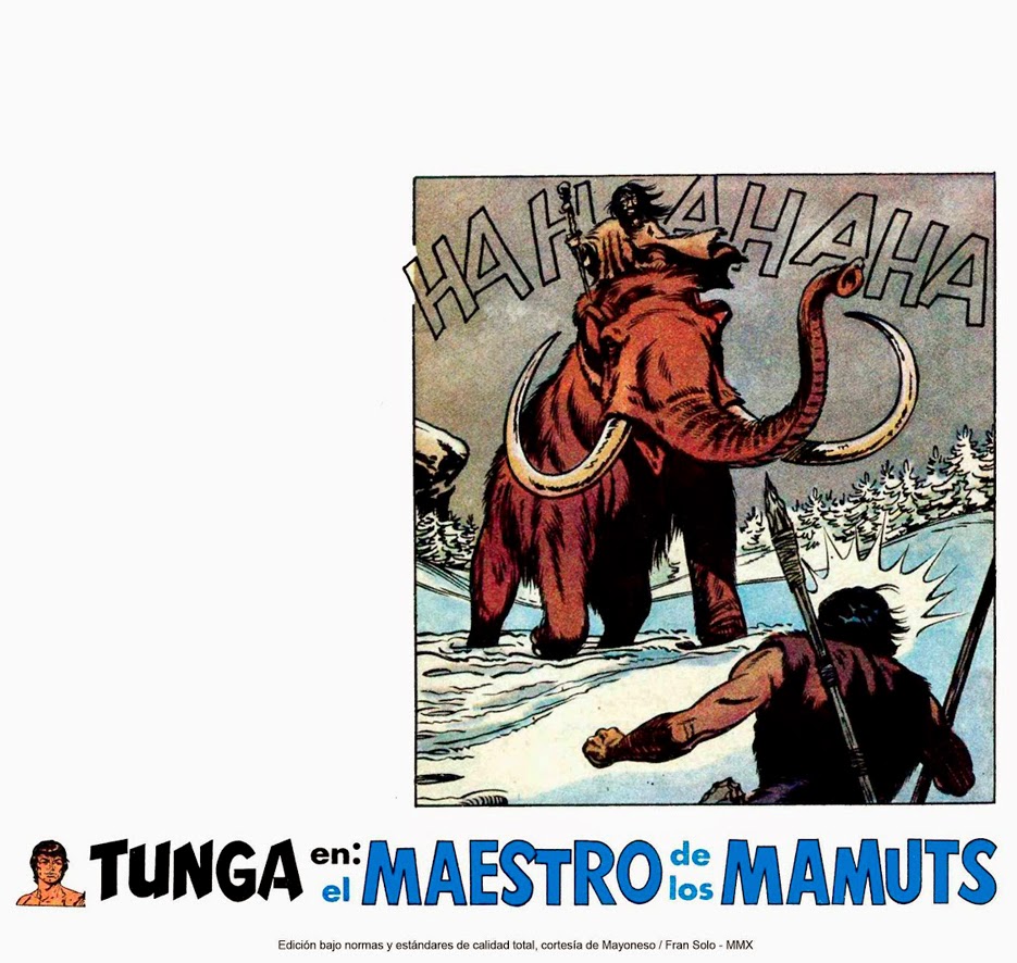 Los comics de Machete: Tunga: El maestro de los mamuts
