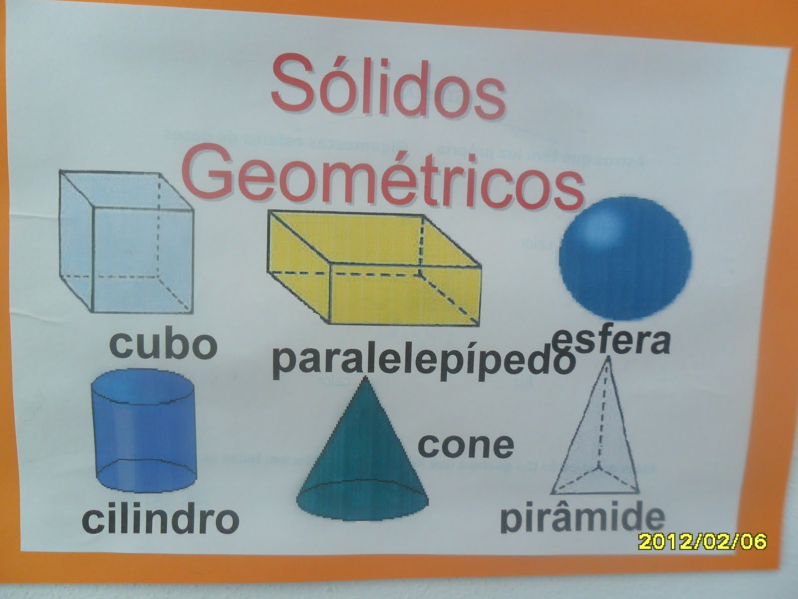 É bom aprender!: Sólidos geométricos