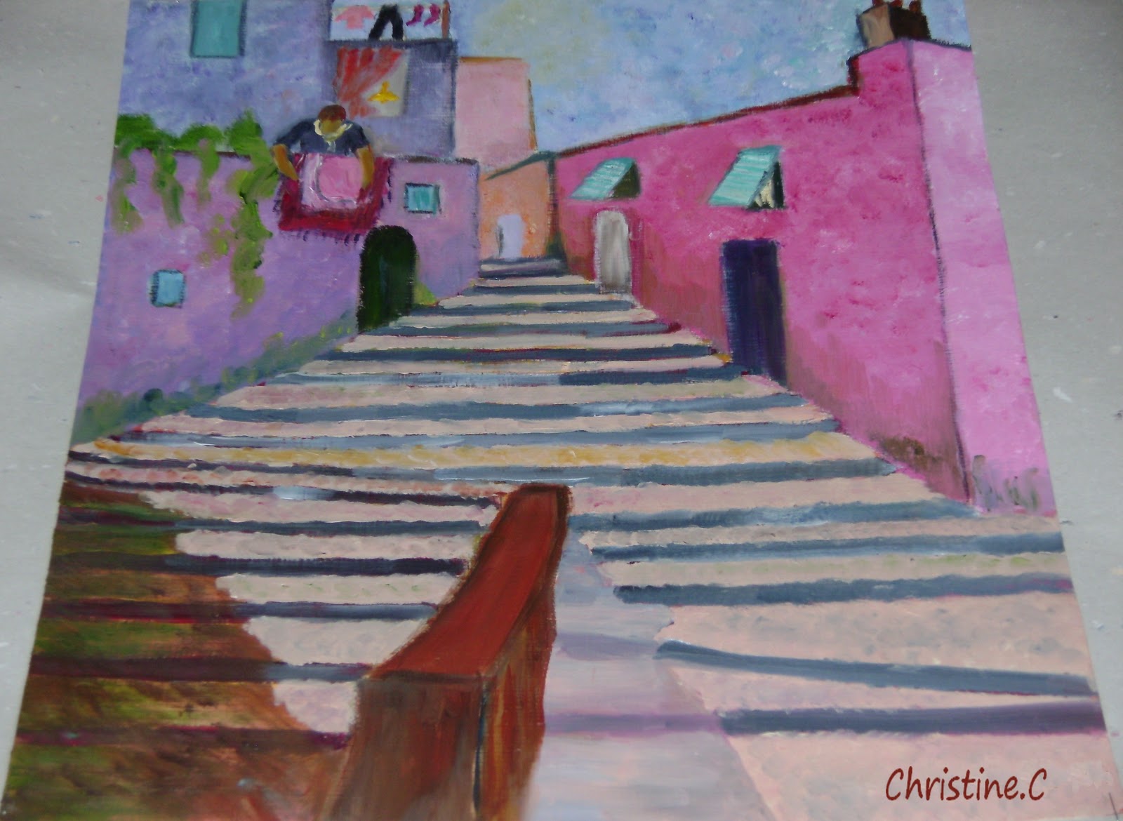 Christine.C: Ruelle d'un village