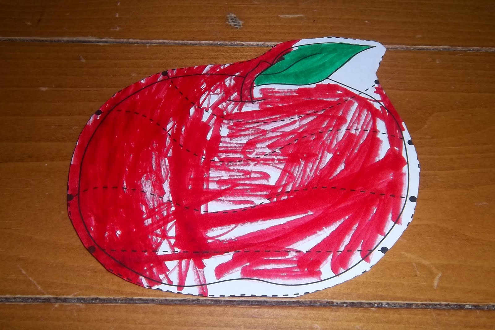 Toddler Boredom Busters: Apple Puzzles