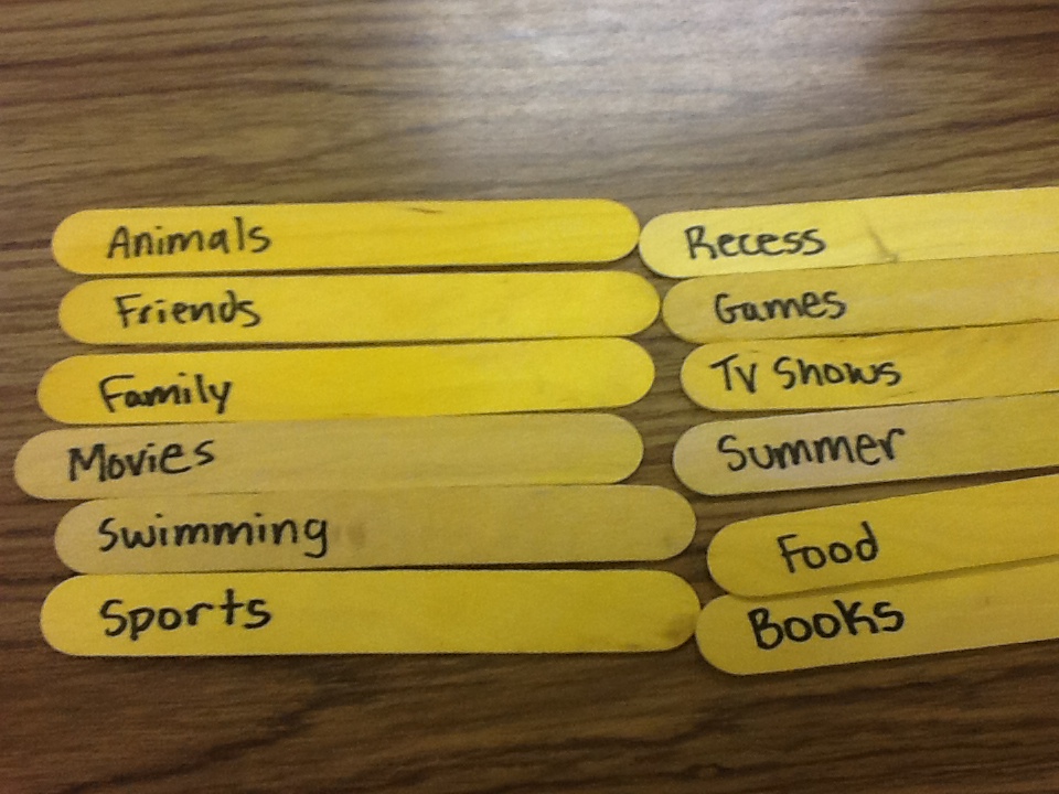Liz's Speech Therapy Ideas: Conversation Sticks - DIY activity!