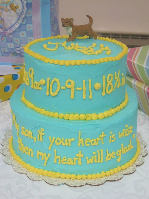 Delightful Treats: I'm Back!... With a Baby Cake