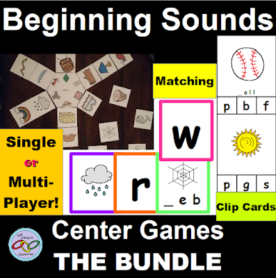 Beginning Sound Games - Center Bundle