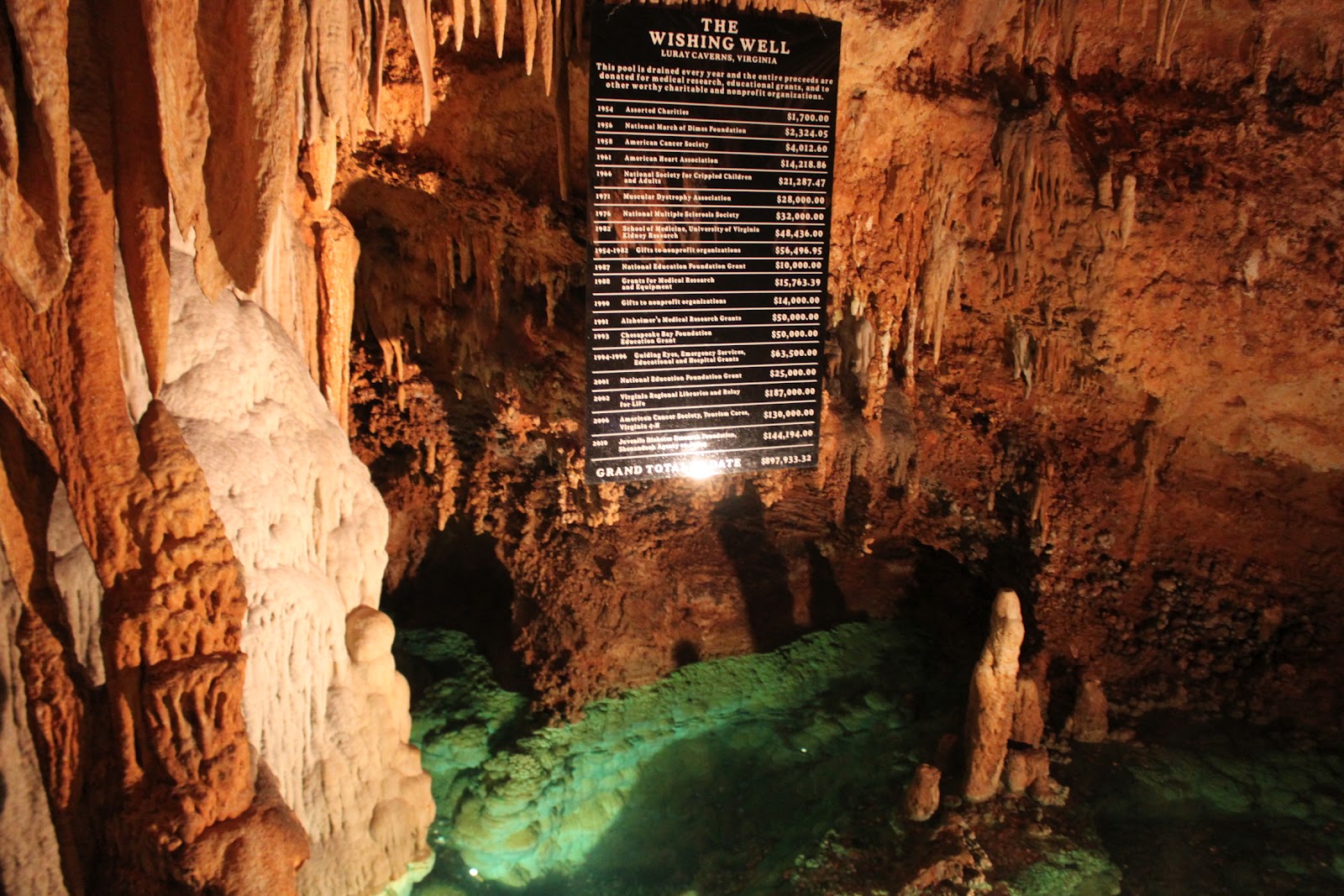Russman's spot: Luray Caverns Luray, Virginia