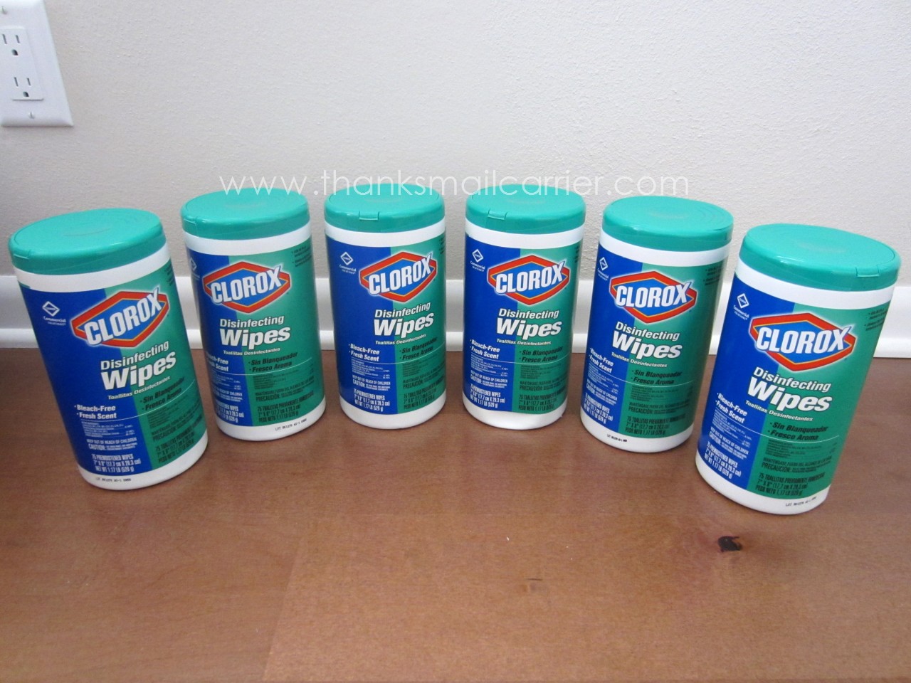 Thanks, Mail Carrier | Clorox Disinfecting Wipes from CleanItSupply.com ...