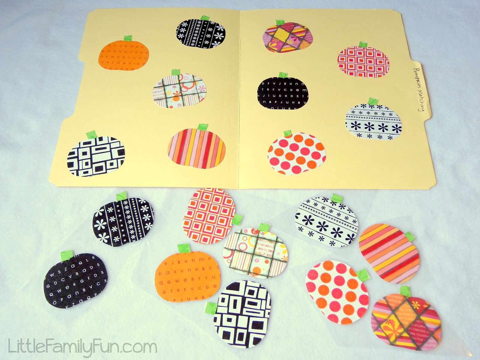Little Family Fun: File-Folder Games: Scrapbook Paper