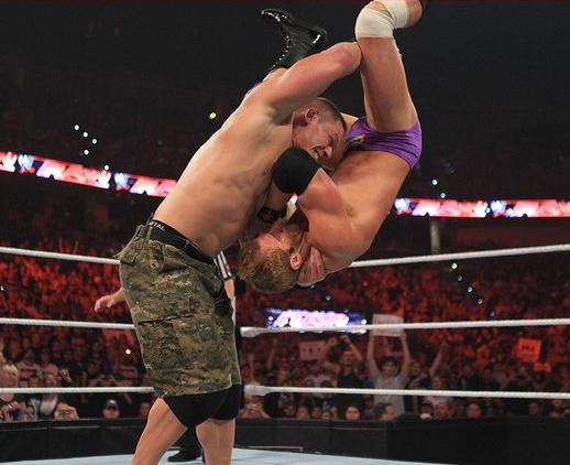 wrestling stars wallpaper: john cena Vs. zack ryder
