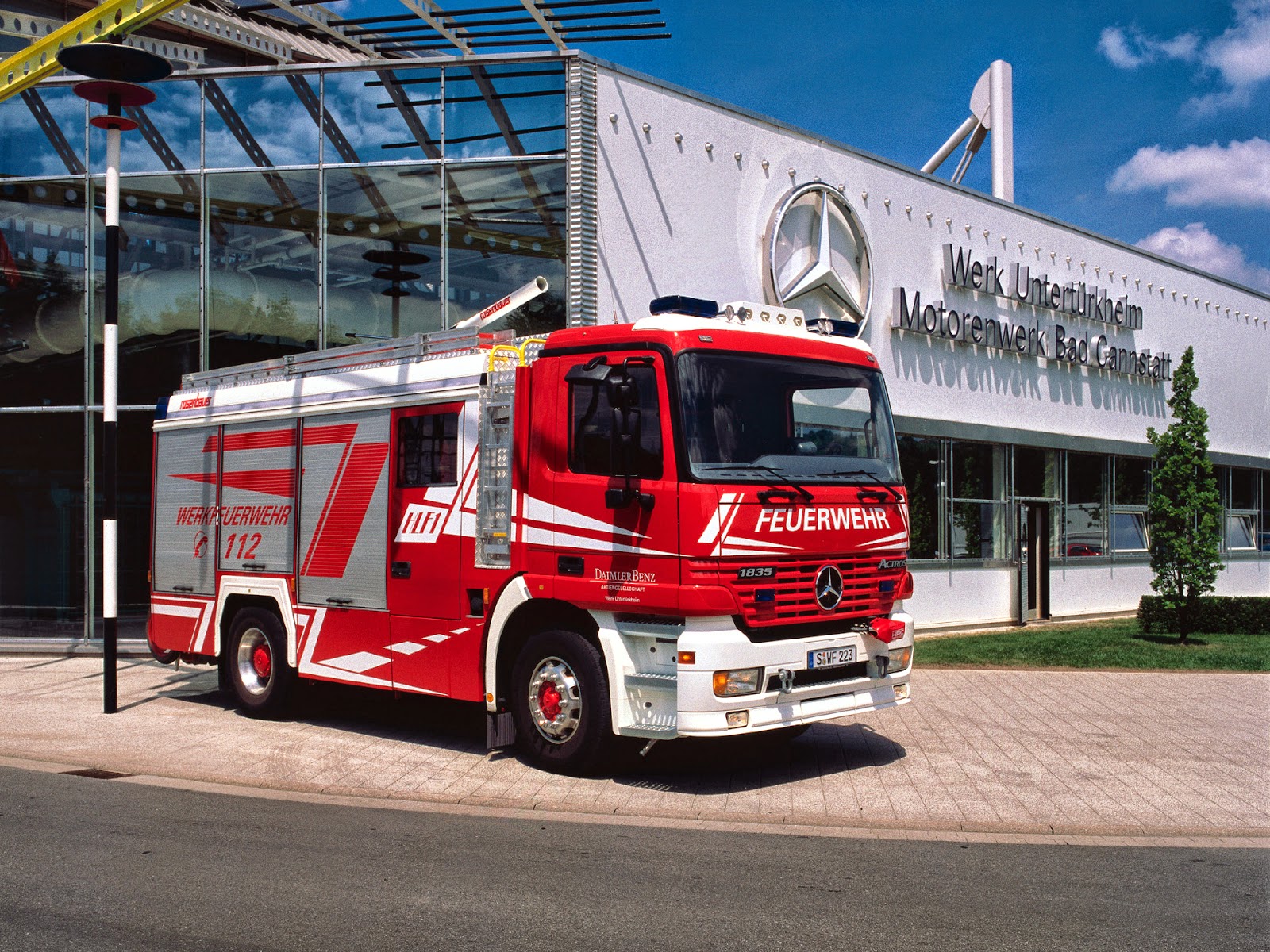 Mercedes-Benz Actros 1835 Fire Truck by Rosenbauer |Mercedes-Benz Trucks