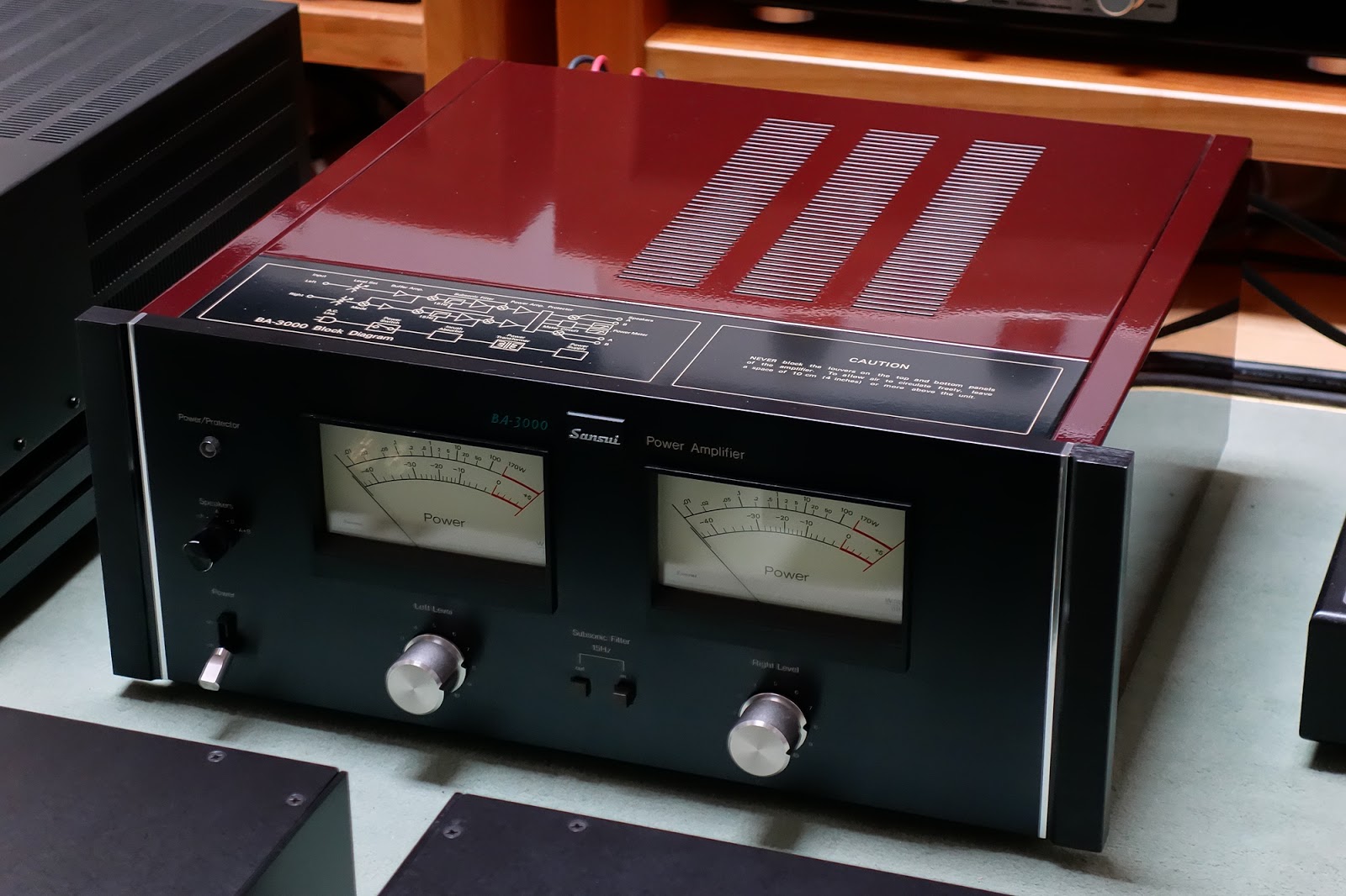 Golden Age Of Audio: SANSUI BA3000 Power Amplifier