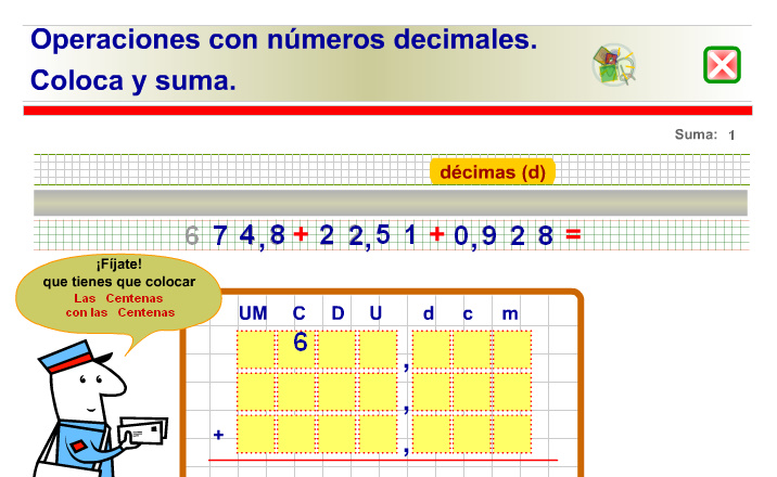 Actualízate y aprende: Operaciones con Números Decimales.
