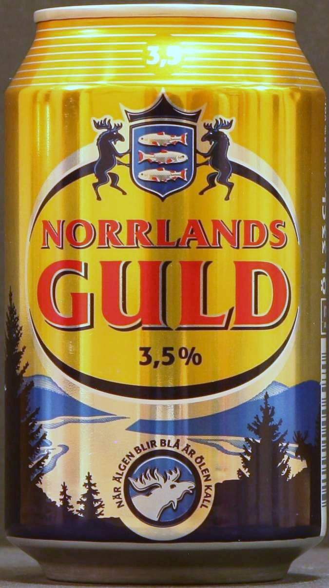 Burk-Bloggen: Norrlands Guld Alk 3,5% Vol Lager (33 cl) : ny dekor 2018