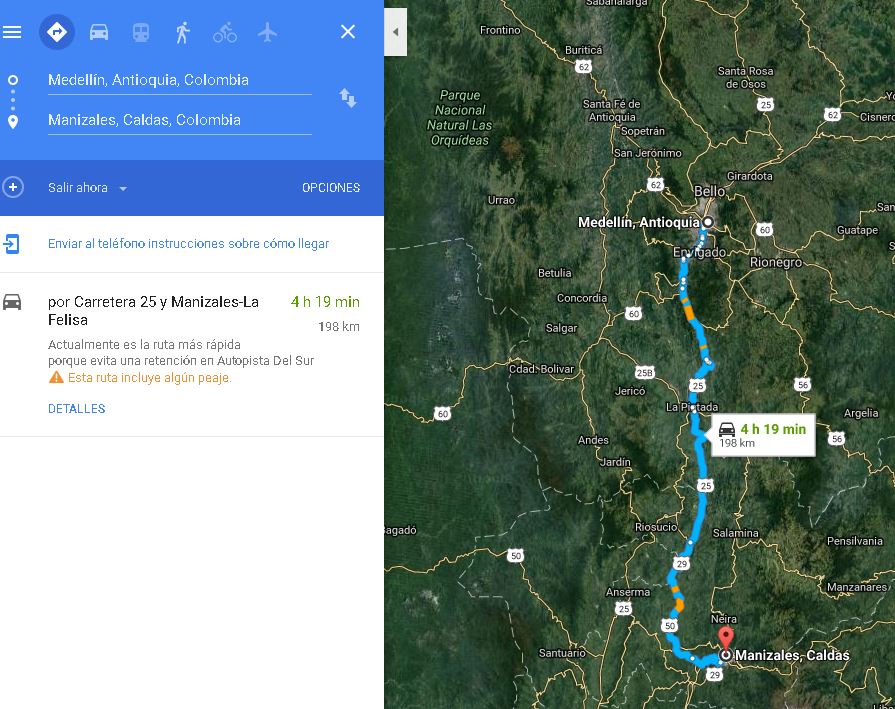 Viaje En Moto Por Colombia Ruta Buga - Medellin Manizales Yamaha R15 ...