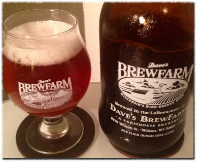 The Bitter Nib: Dave's BrewFarm Hibiscus Lager