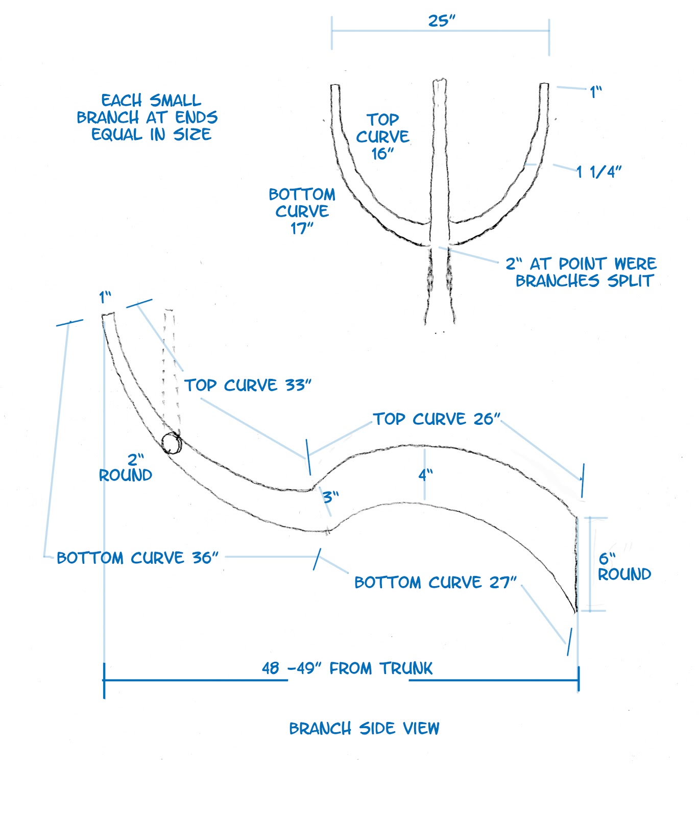 DAVE LOWE DESIGN the Blog: Making a Tree Prop: Part One