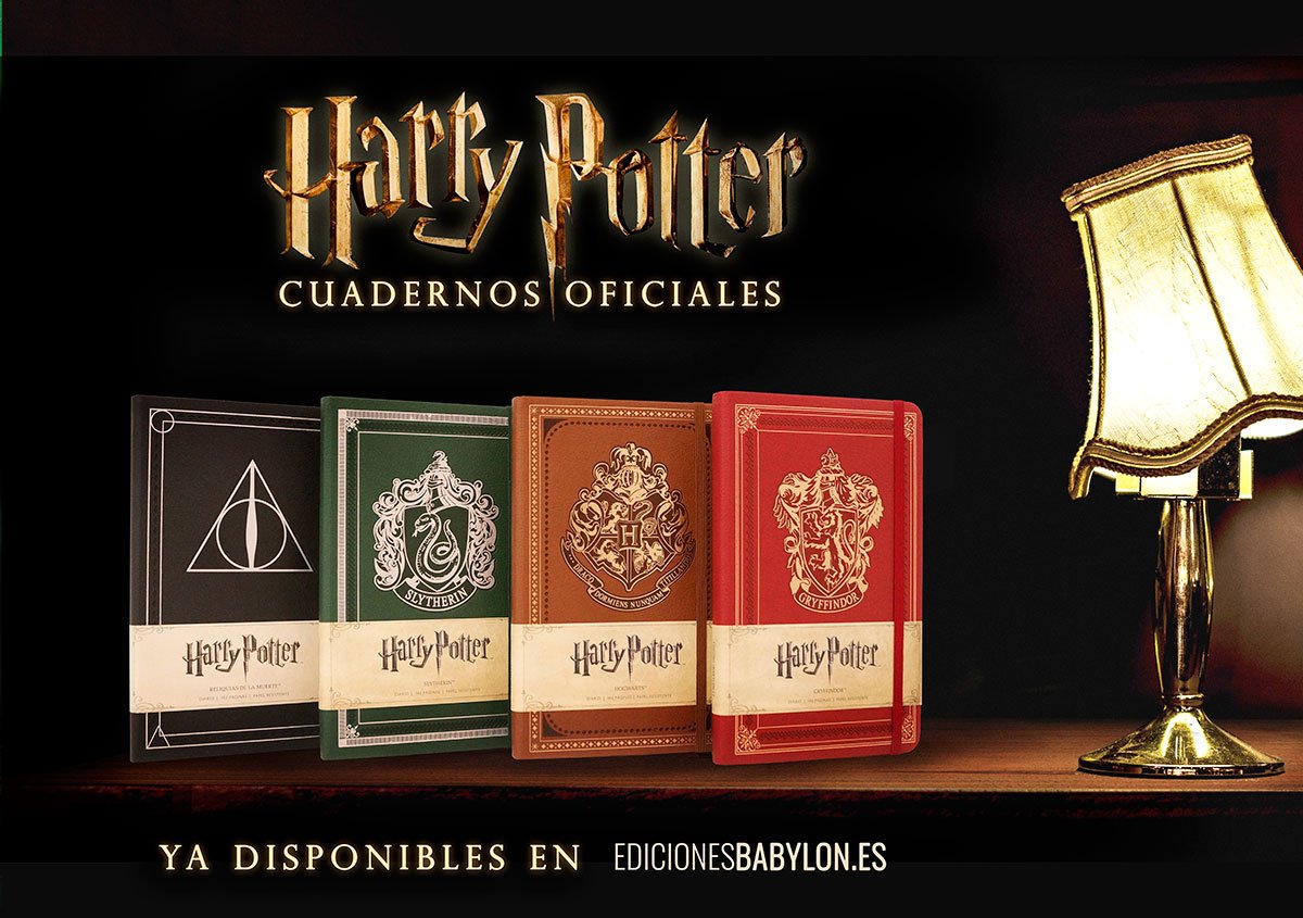 Literatura: Cuadernos oficiales "Harry Potter" de Ediciones Babylon.