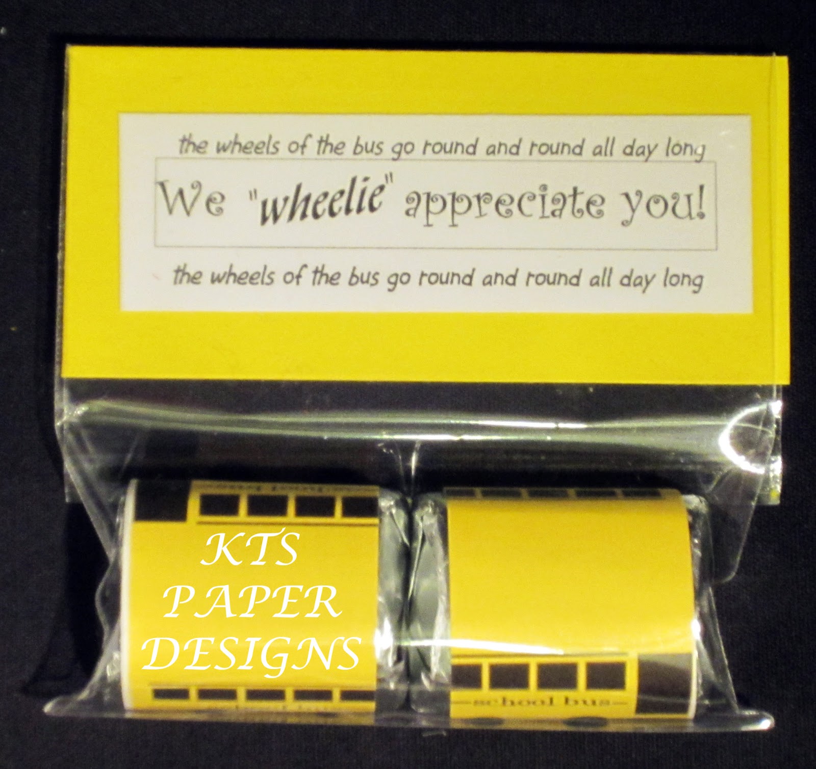 KTS Paper Designs: Bus Driver Appreciation Nuggets