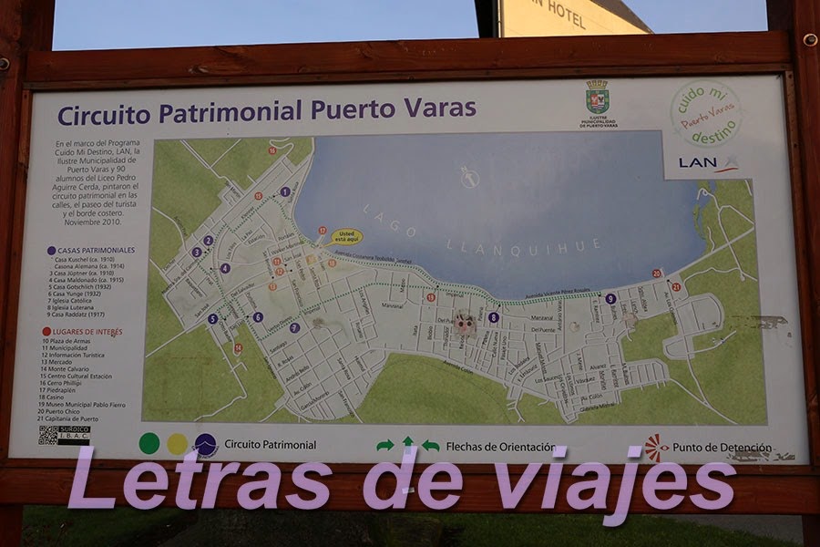 Letras de viajes: Chile - Puerto Varas - Lago Llanquihue