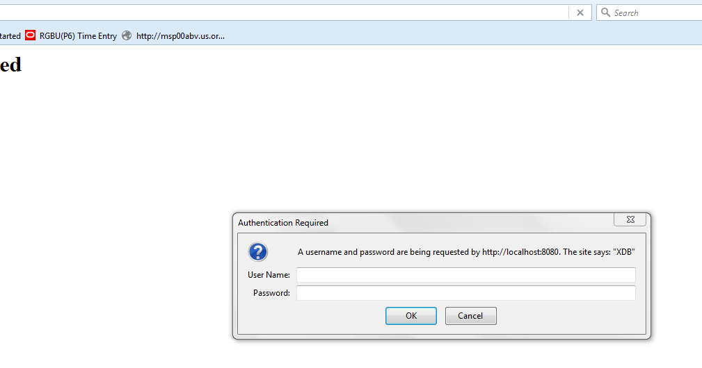 Kotresh T M Blog Unauthorized Access To Server Localhost 8080