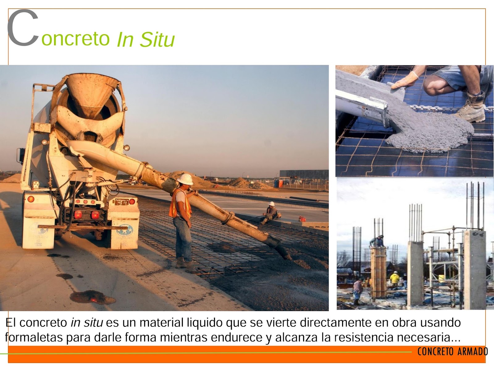 CONCRETO Y SUS CARACTERÍSTICAS CONCEPTOS