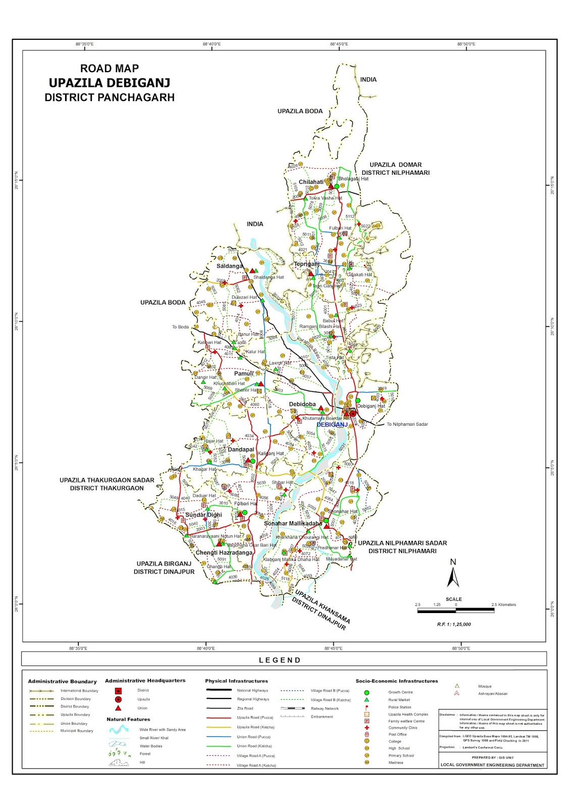 UMAR CREATION: Panchagarh Map পঞ্চগড় ম্যাপ
