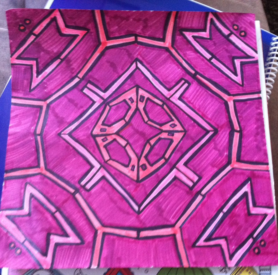 artisan des arts: Name kaleidoscope art - Grade 4/5/6