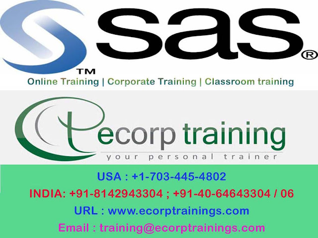base & adv sas 9.2 online training Hyderabad India - Ecorp Trainings