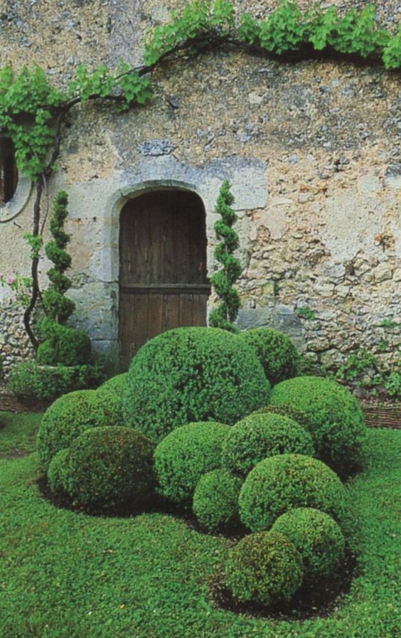 Le Petit Chateau: top topiaries
