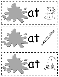 Inspired by Kindergarten: Word Family -at (freebie)