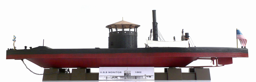 The Great Canadian Model Builders Web Page!: U.S.S. Monitor 1862