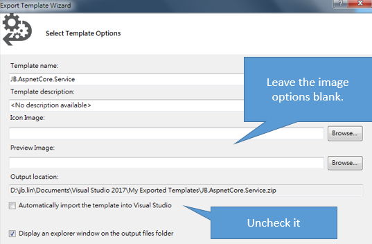 karatejb: [Visual Studio] Create solution template