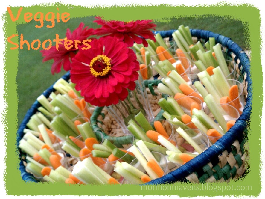 Mormon Mavens in the Kitchen: Veggie Shooters
