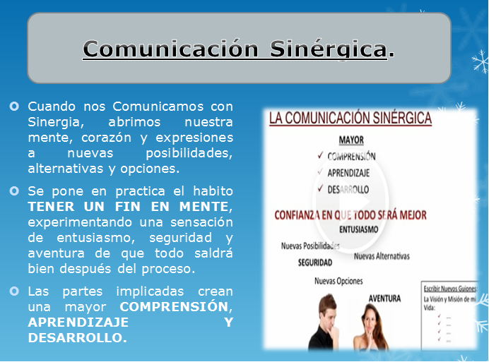 Caroline : Aprendamos a Sinergizar!