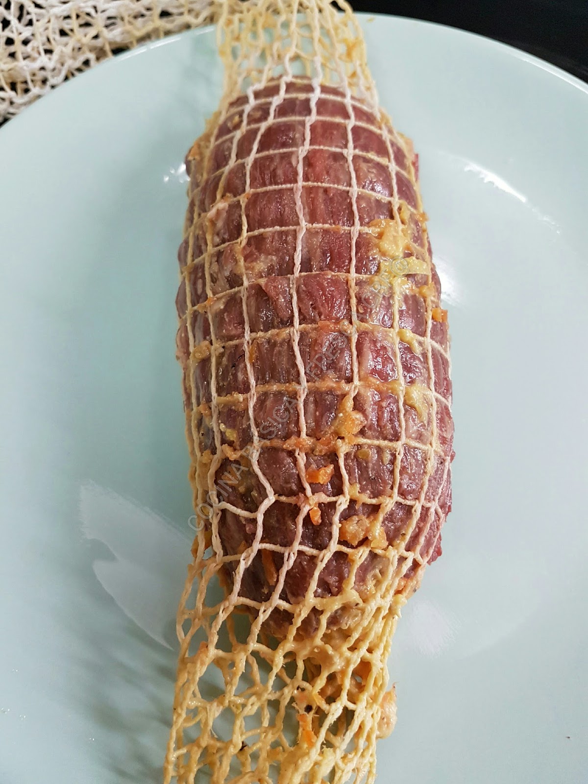 Cocina Basica y Fresca: PUNTA DE SOLOMILLO RELLENA CON CREMA DE SETAS CBF@