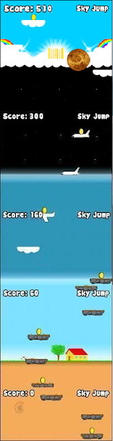 Lovers of Pou : Game Sky Jump Atualizado :)