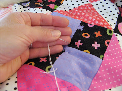 Sew Fabulous Quilt Shop: Tutorial - How To Hand Tie A Quilt