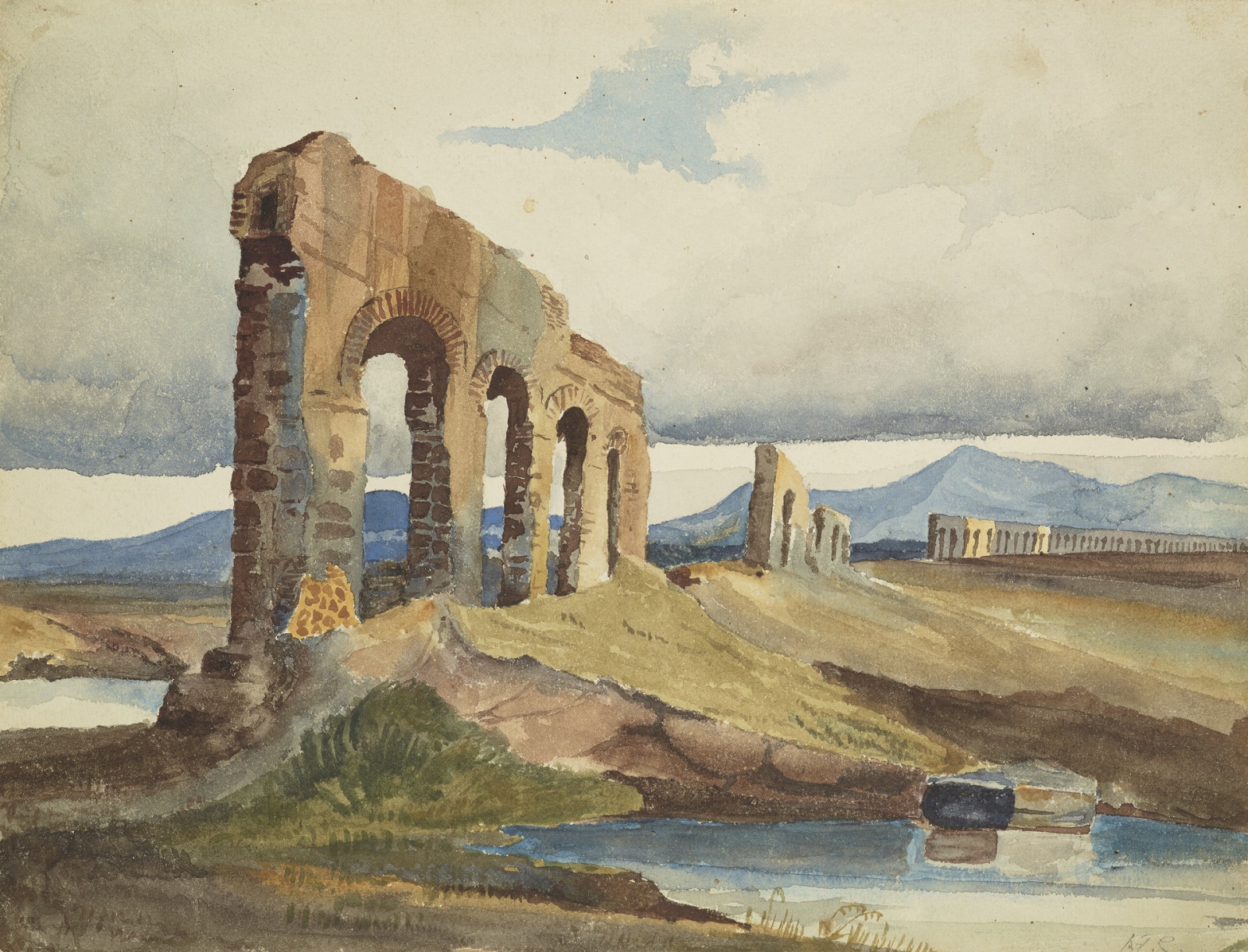 Spencer Alley: Roman Campagna in Nineteenth-Century Watercolors