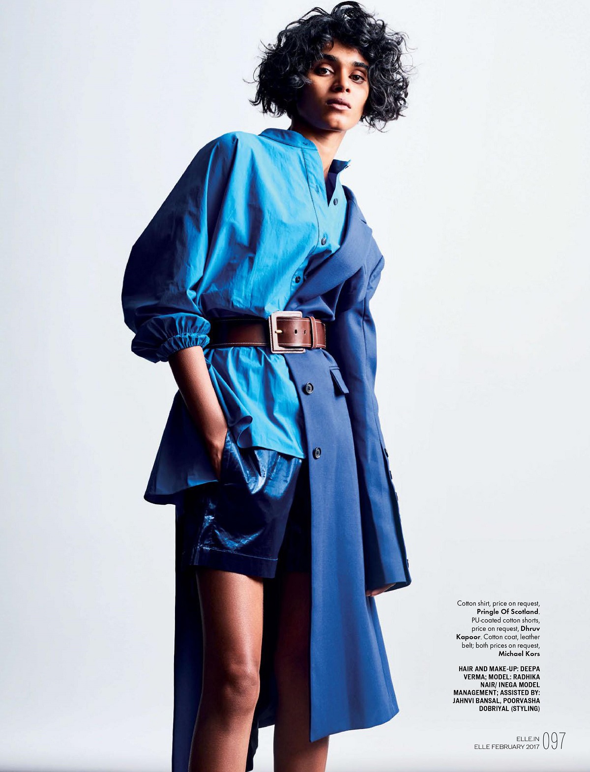 ASIAN MODELS BLOG: EDITORIAL: Radhika Nair for Elle India, February 2017