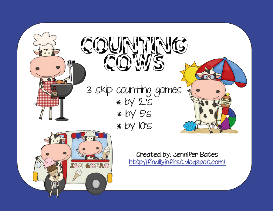 Finally in First: Counting Cows: 3 skip counting games