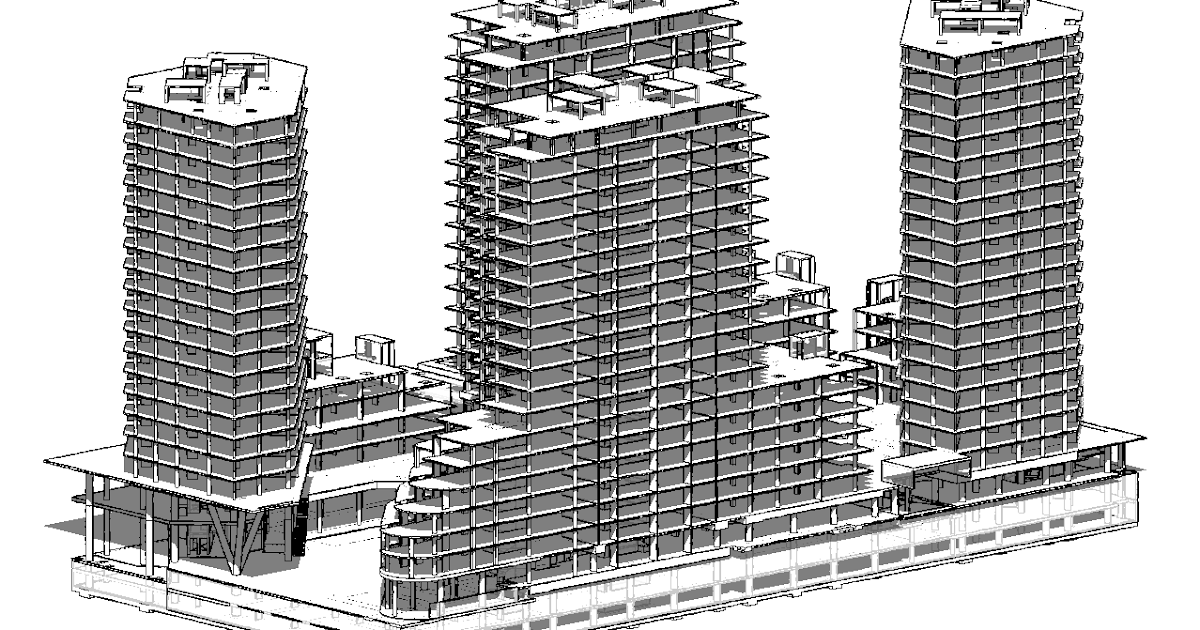 BIMWise: My work this week: 4 x 21 story towers
