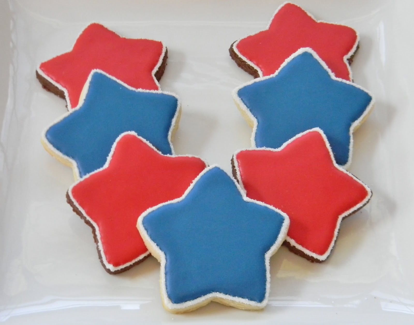 Sweet Melissa's Cookies: Patriotic Cookies: Home is Where the Heart is