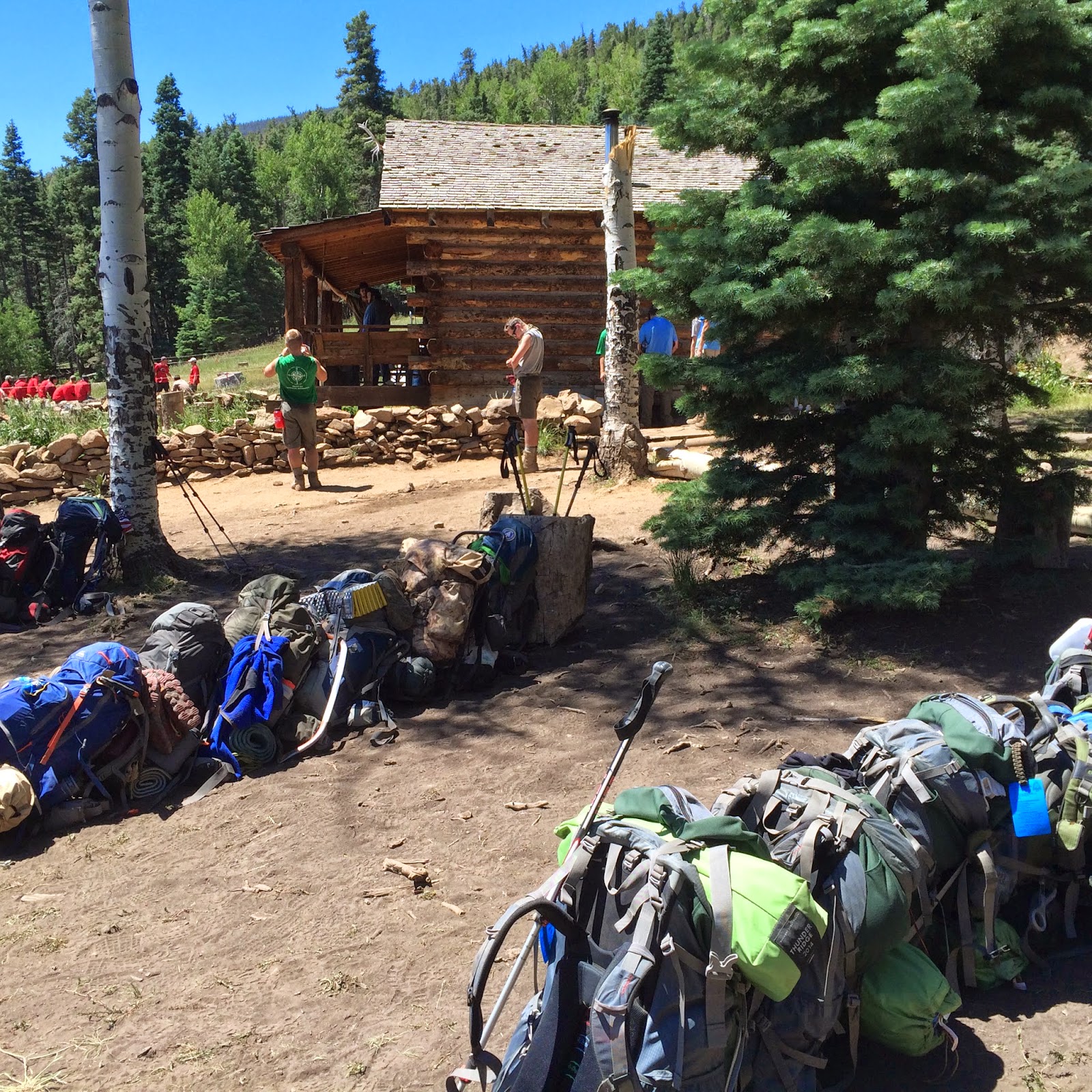 Philmont 2014 621S01: Day 6 - Head of Dean, Miranda and knee trouble