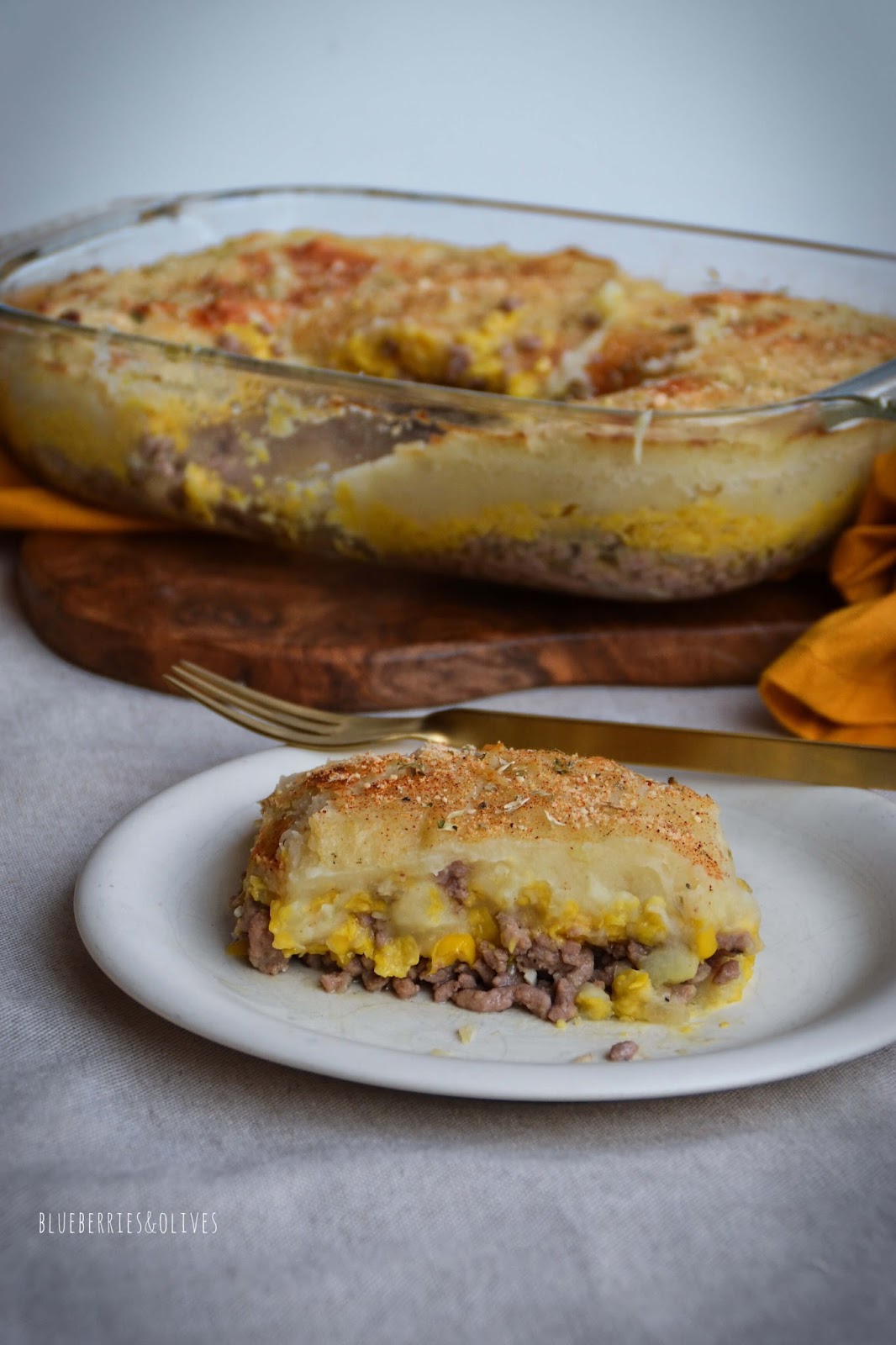 BLUEBERRIES & OLIVES: PÂTÉ CHINOIS, plato tradicional de Québec