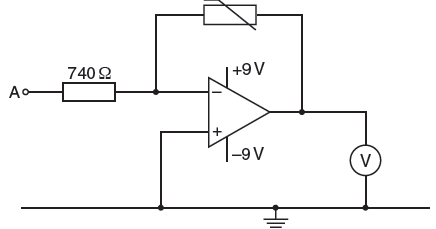 An ideal operational amplifier (op-amp) has infinite open-loop gain and ...