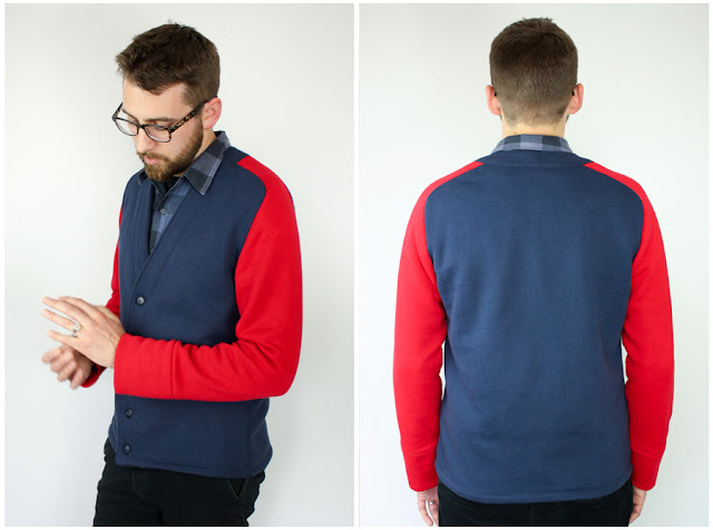 Introducing, The Auden Men's Cardigan Sewing Pattern | Jennifer Lauren ...