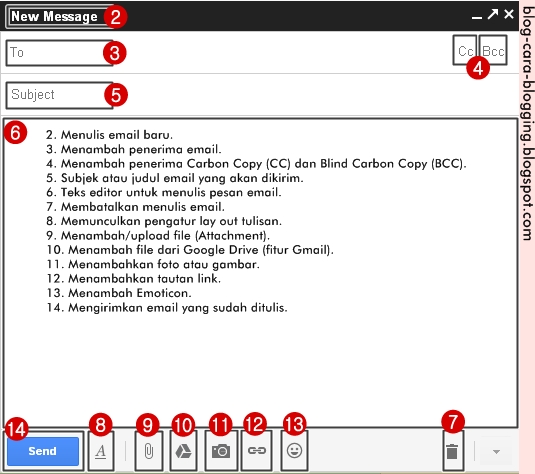 Cara Menulis Email diGmail | Cara NgeBlog