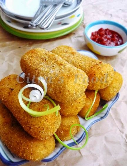 Citra's Home Diary: Kroket Tuna / Tuna Potato croquette