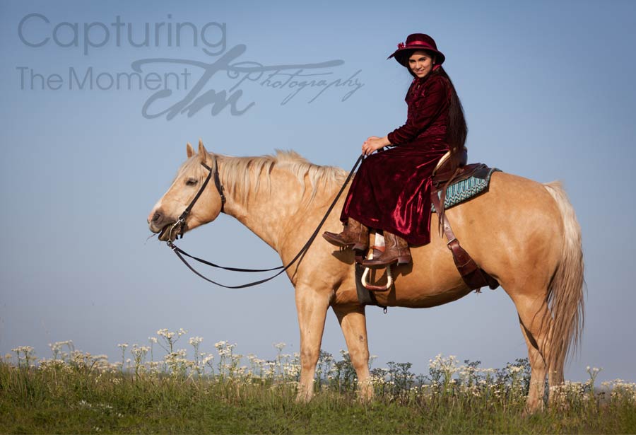 Capturing The Moment Photography: Alma wears an 1800's Ladies Side ...